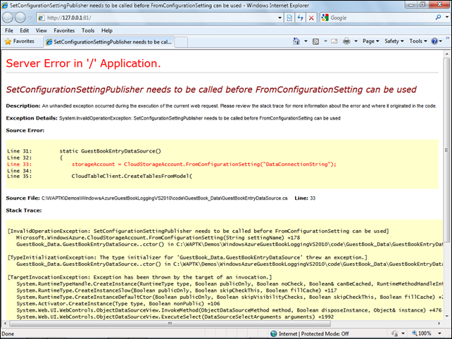 OakLeaf Systems: Windows Azure and Cloud Computing Posts for 12/4/2010+